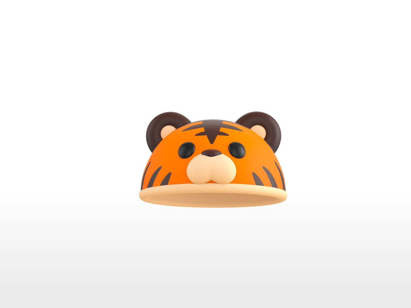 Hat022 Tiger Hat 3D Model - TurboSquid 2025840