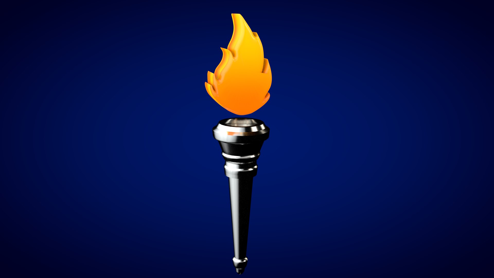 Fire Torch 3D Model 3D Model - TurboSquid 1954948