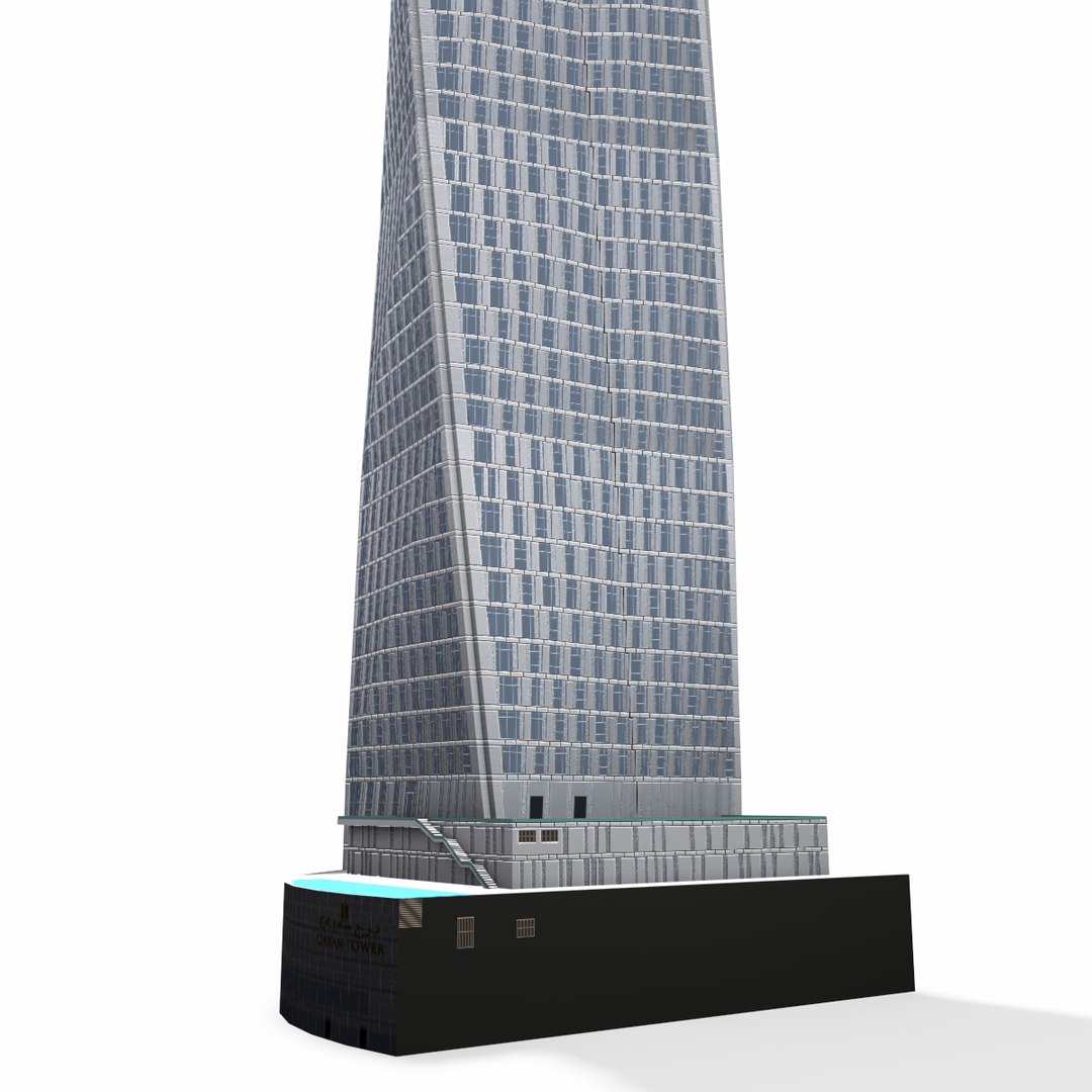 Cayan Tower 3d Model