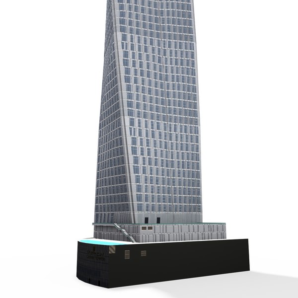 cayan tower 3d model