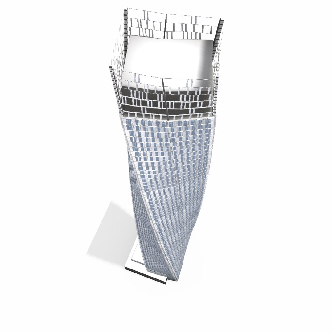 Cayan Tower 3d Model
