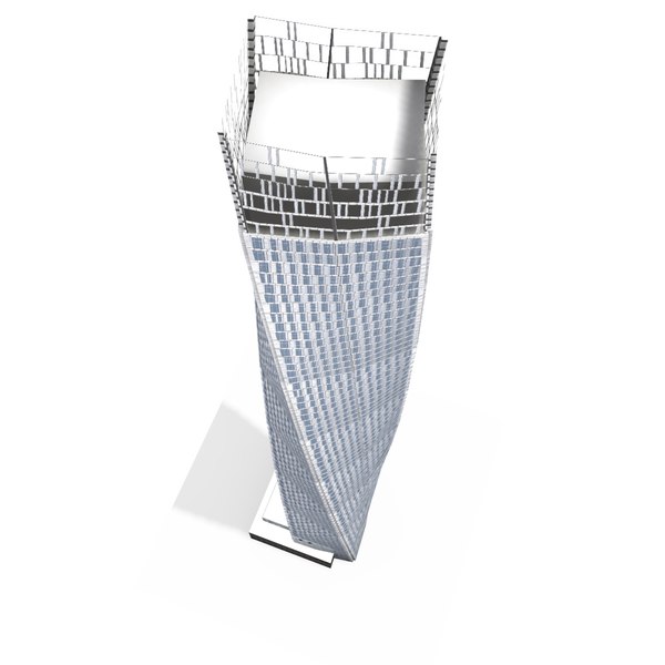 cayan tower 3d model