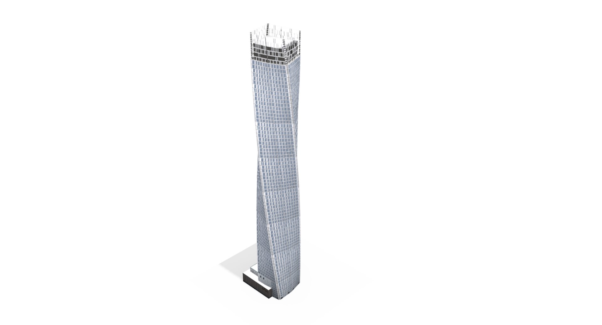 Cayan Tower 3d Model