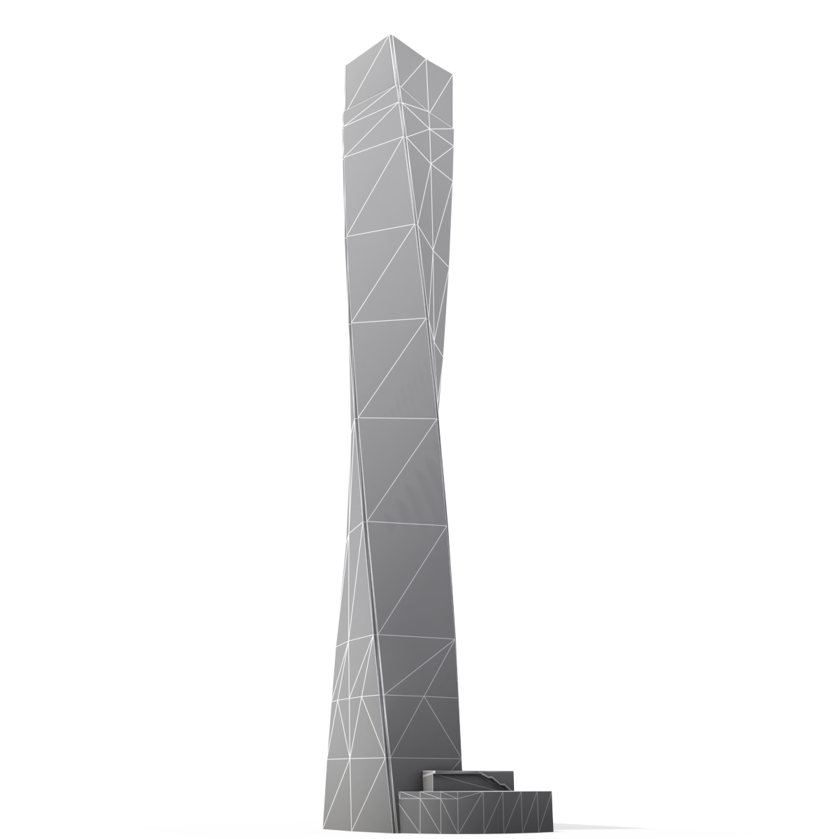 cayan tower 3d model