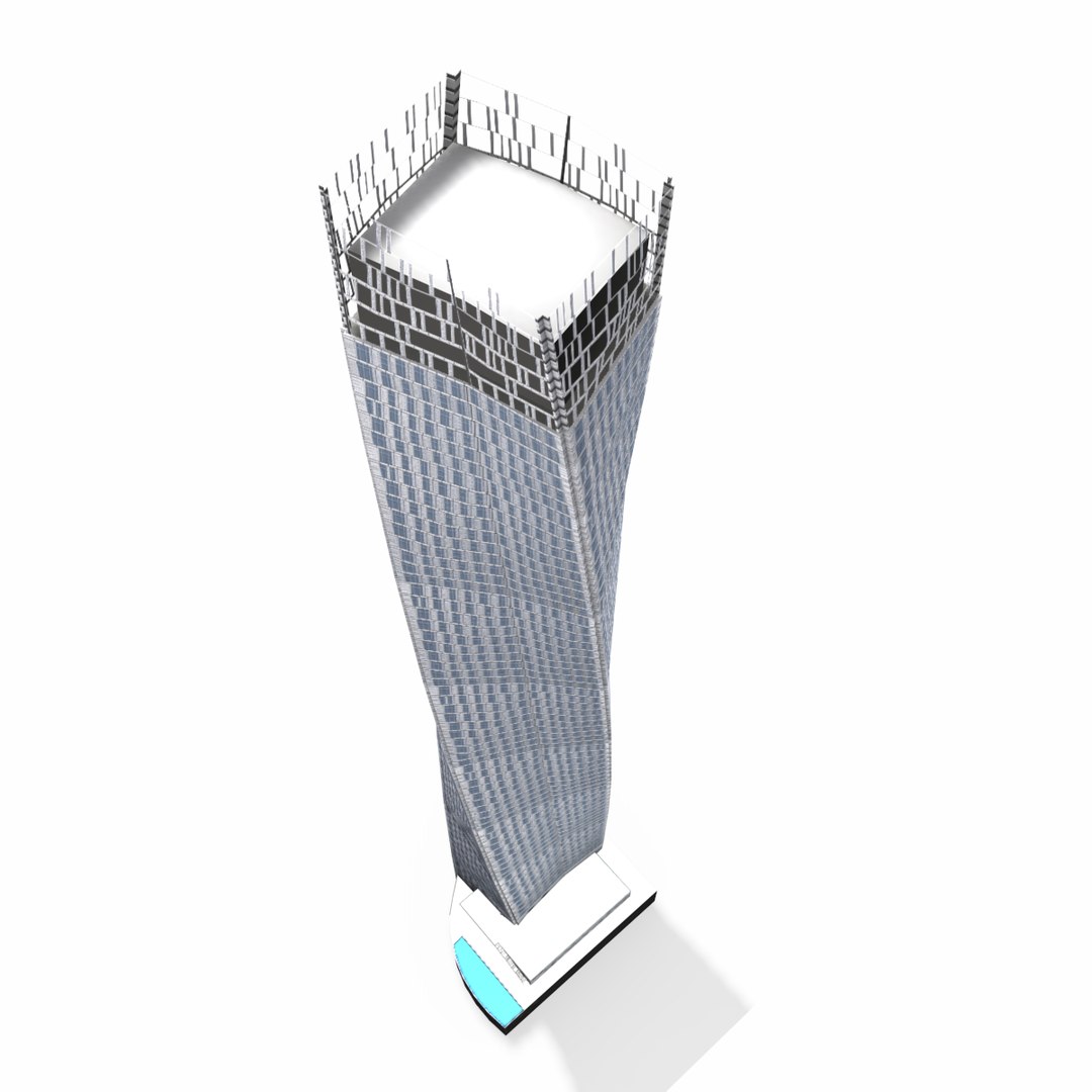 Cayan Tower 3d Model