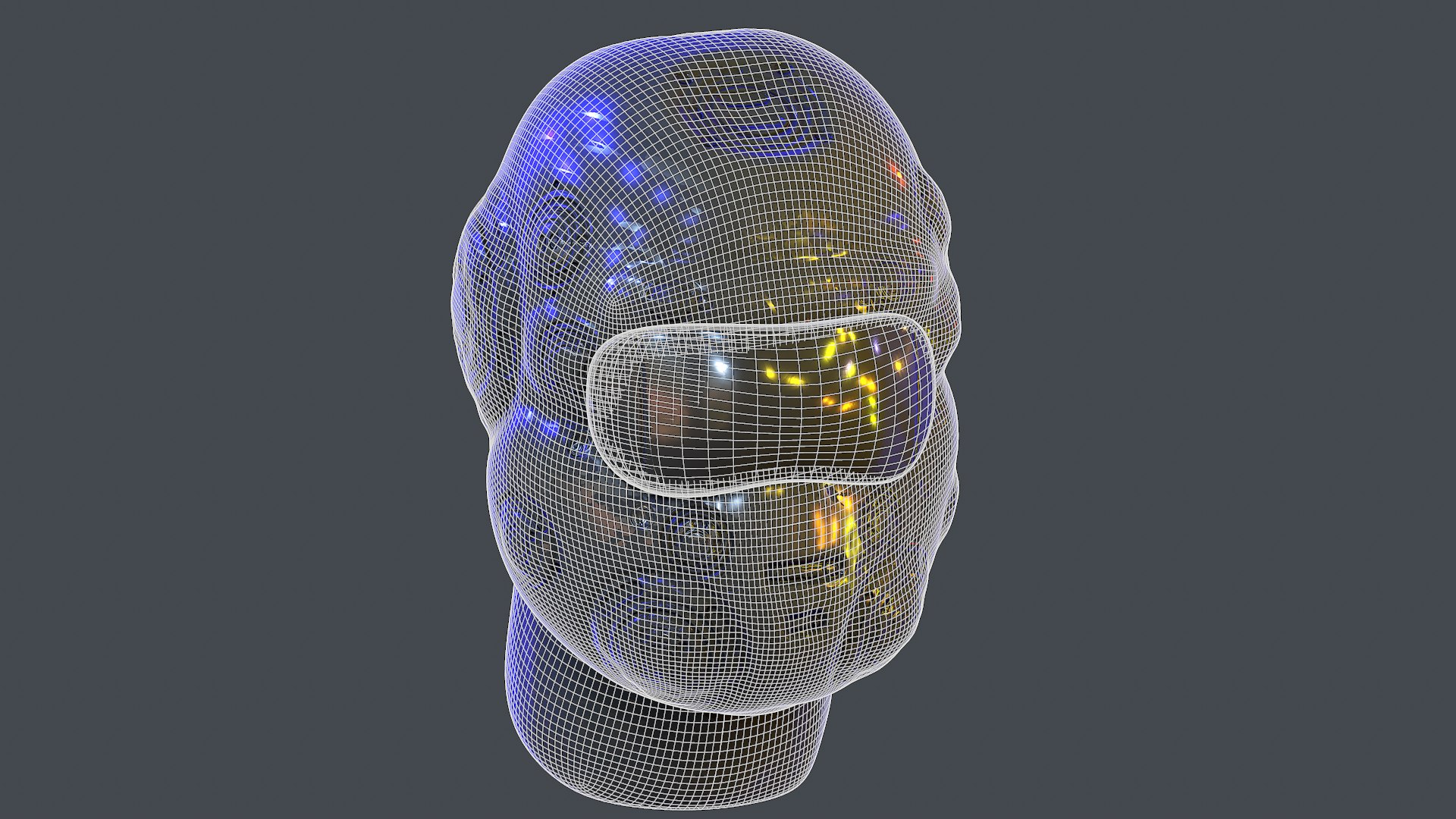 3D Gas Mask Respirator Scifi Futuristic 3D Model - TurboSquid 1945902