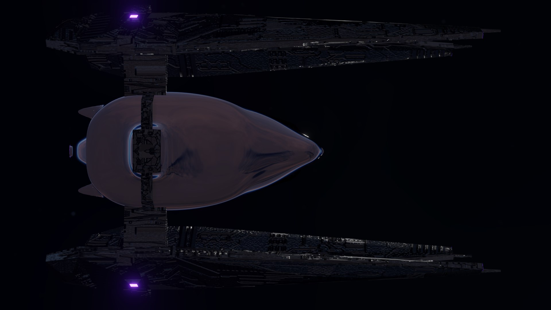 Space Ship Quad Wing Model - TurboSquid 2186685