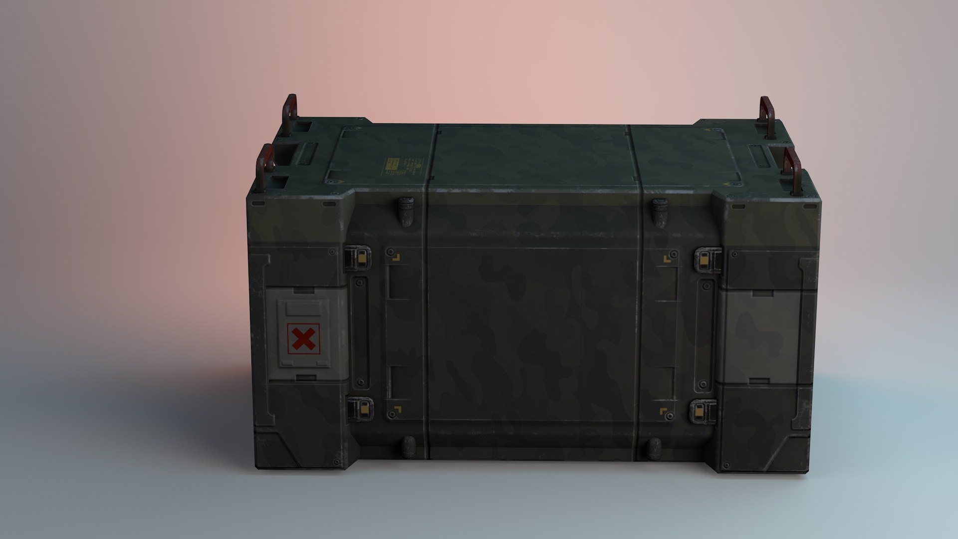 3D Ammo Military Cargo Container Model - TurboSquid 2047042