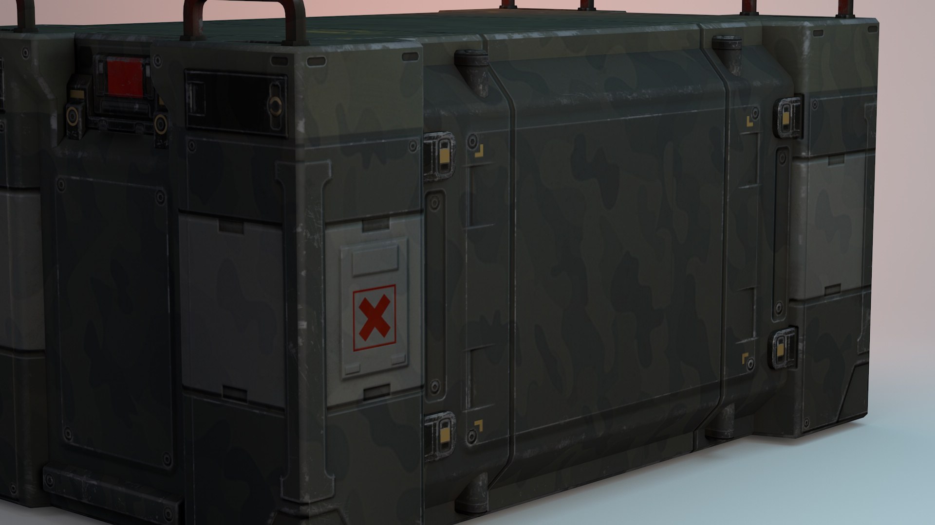 3D Ammo Military Cargo Container Model - TurboSquid 2047042