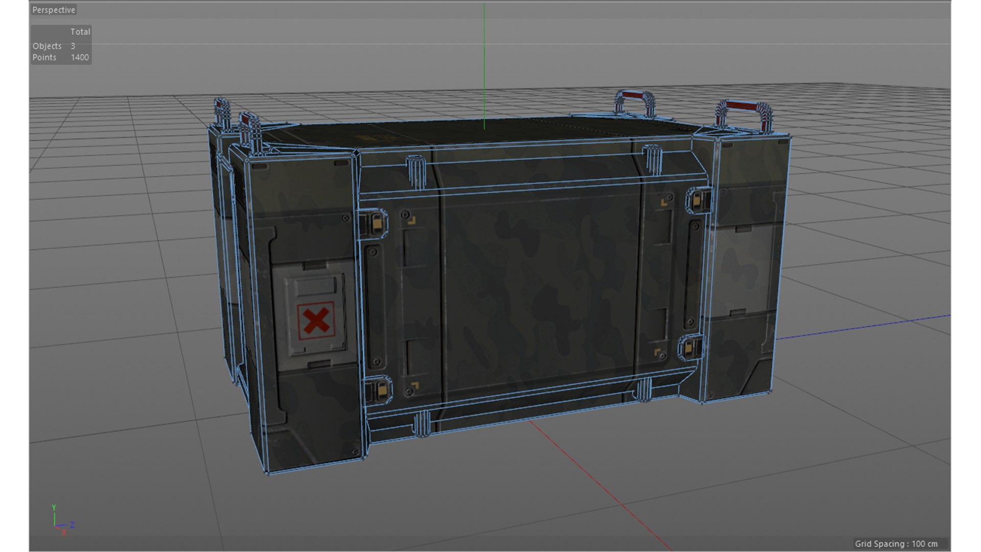 3D Ammo Military Cargo Container Model - TurboSquid 2047042
