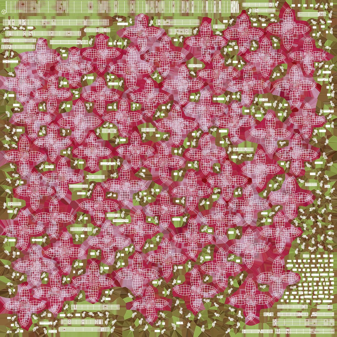 3D Red Sultana Grape Cluster Model - TurboSquid 2179076