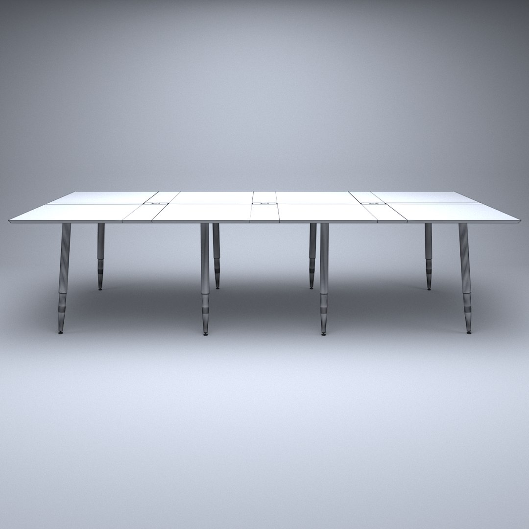 Meeting Table 3D Model - TurboSquid 1538441