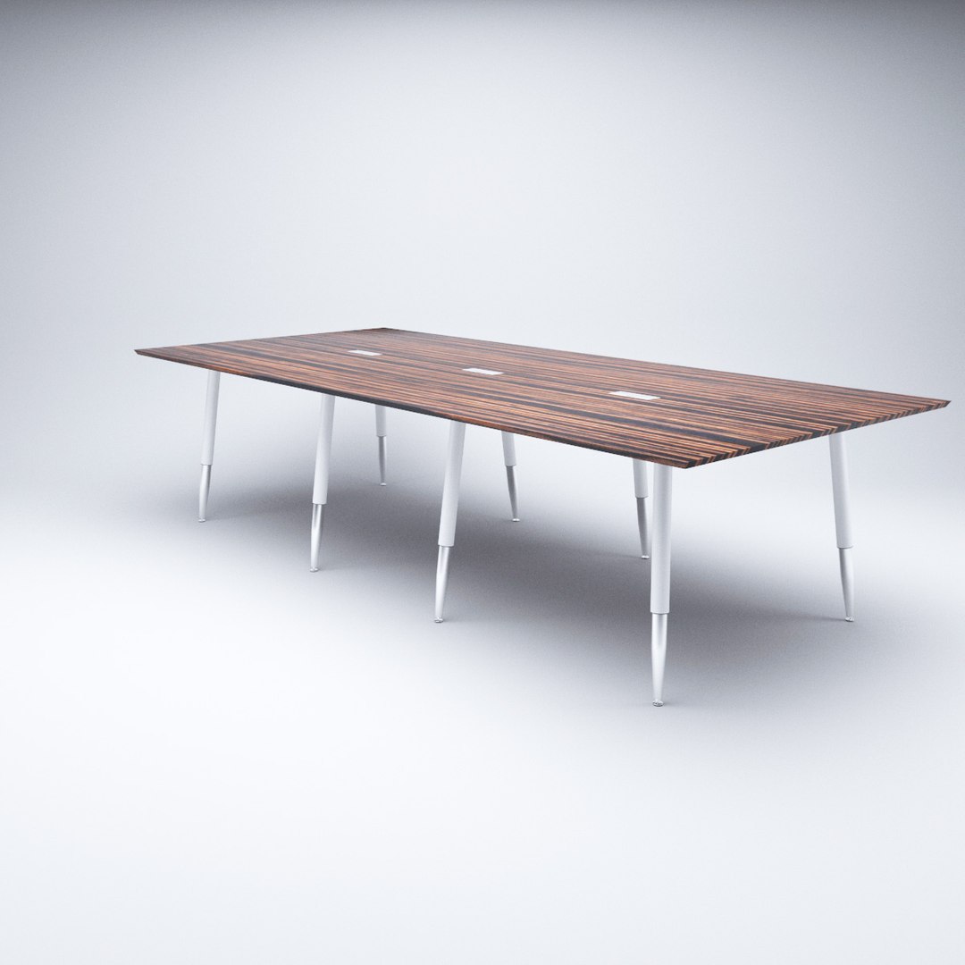 Meeting Table 3D Model - TurboSquid 1538441