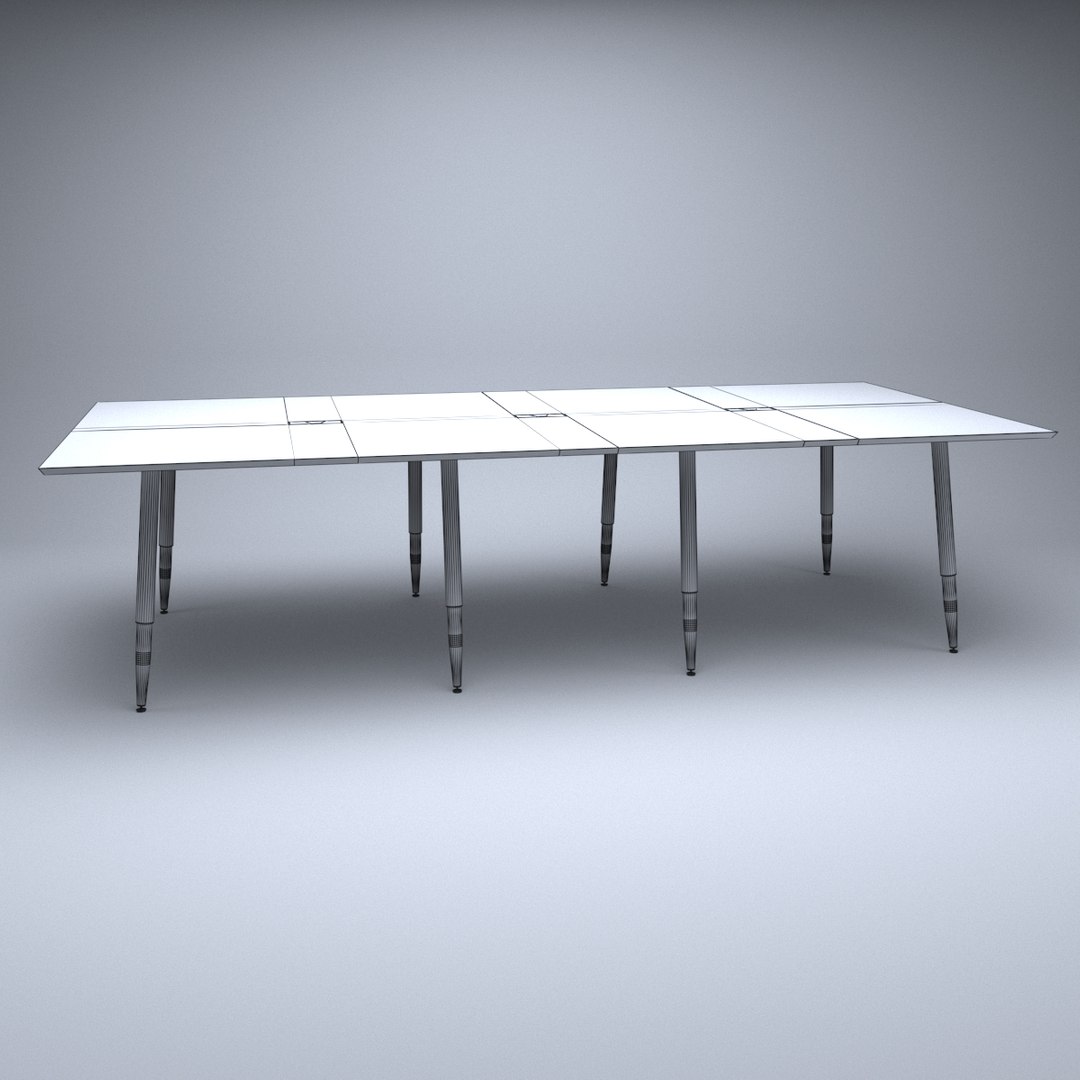 Meeting Table 3D Model - TurboSquid 1538441