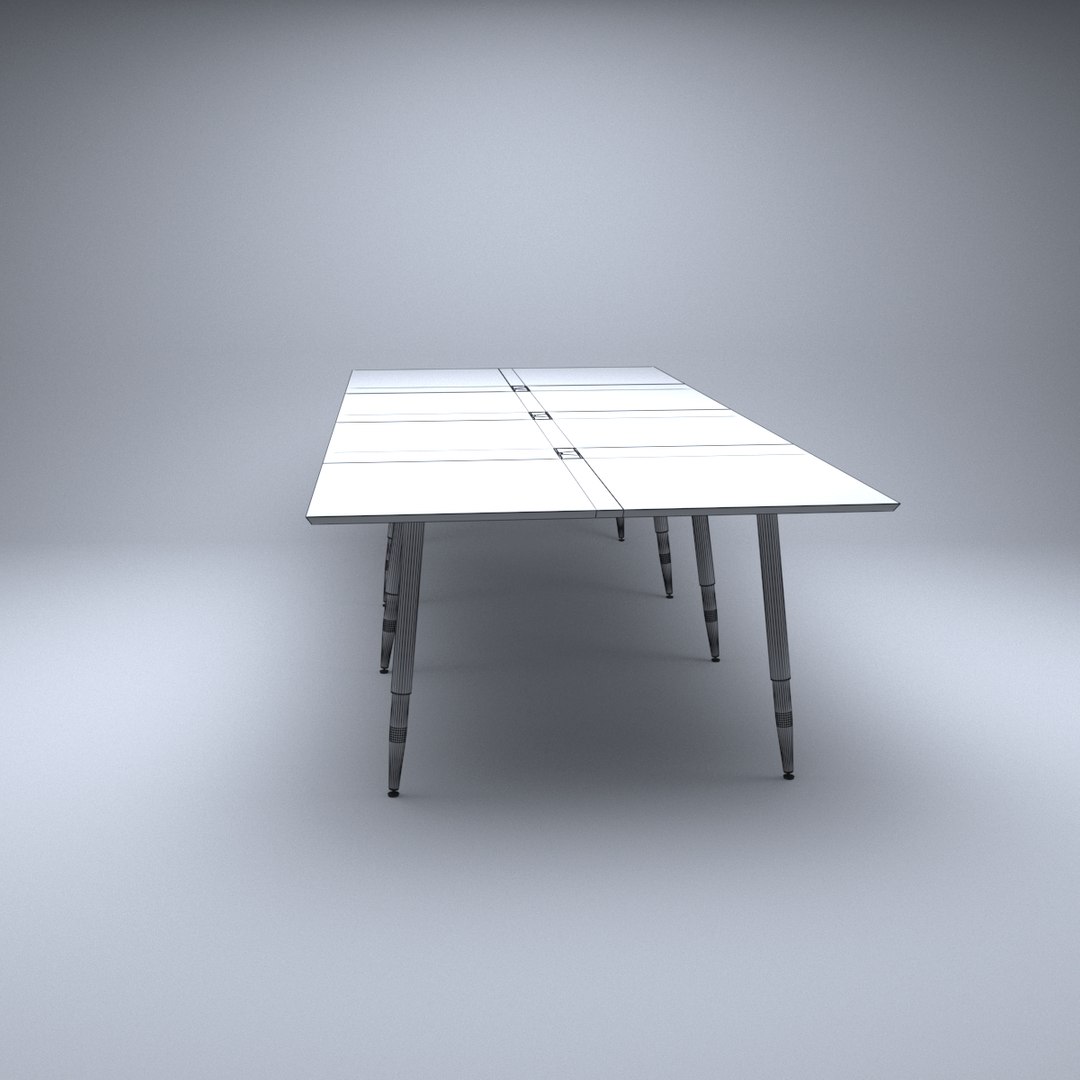 Meeting Table 3D Model - TurboSquid 1538441