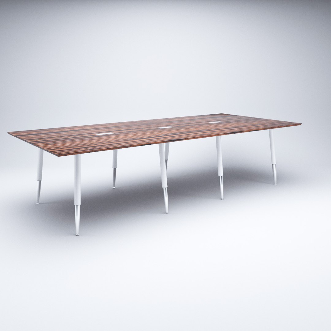 Meeting Table 3D Model - TurboSquid 1538441