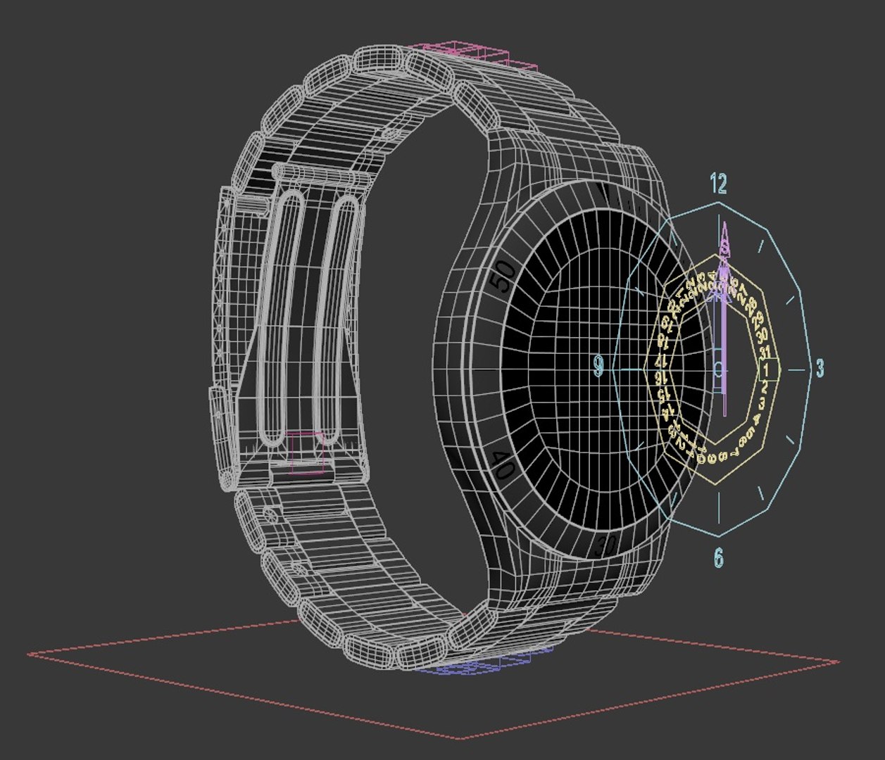 3D Watch Stainless Steel Model - TurboSquid 1552642