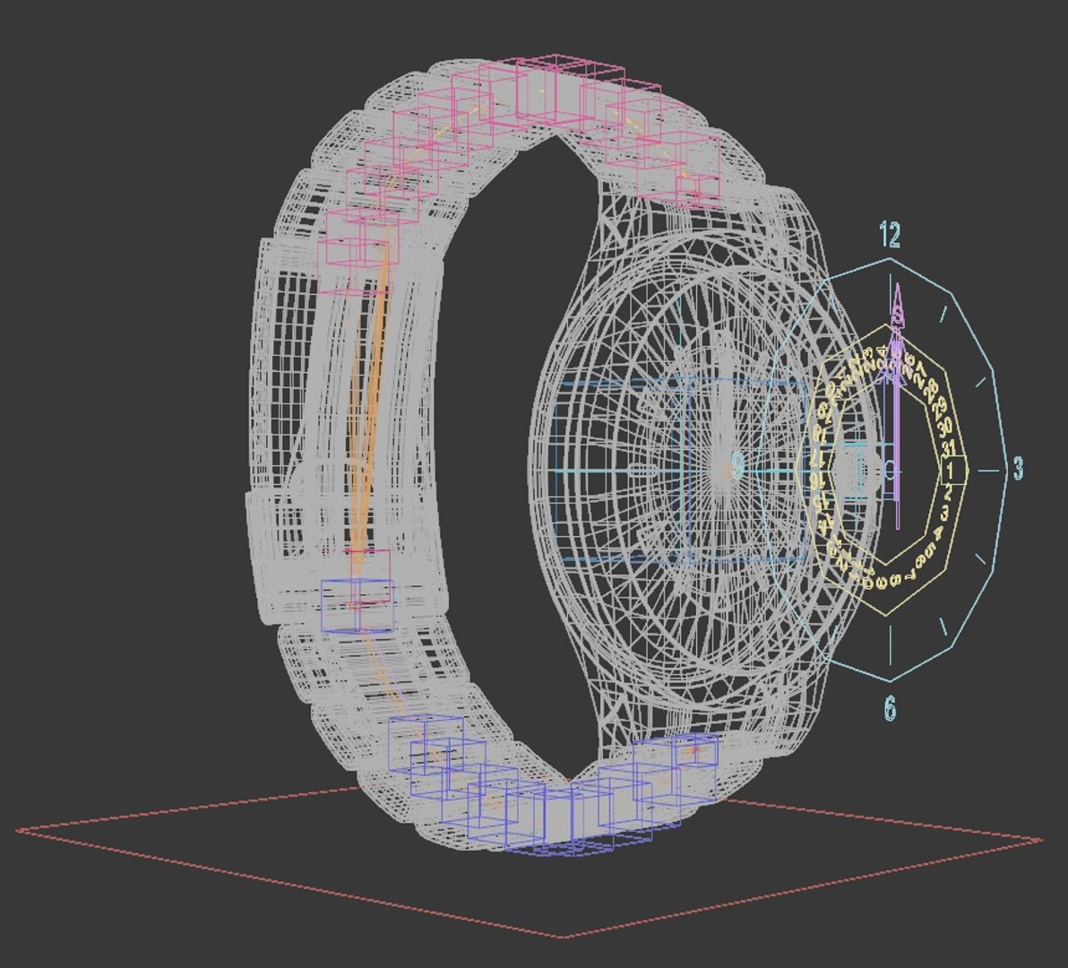 3D Watch Stainless Steel Model - TurboSquid 1552642