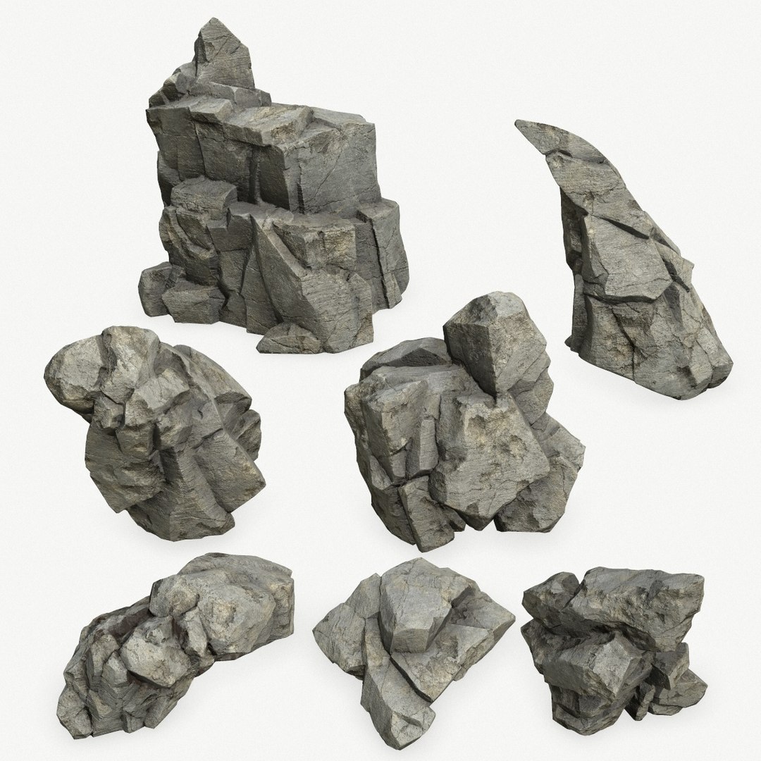 Rocks 3D Model - TurboSquid 1943849