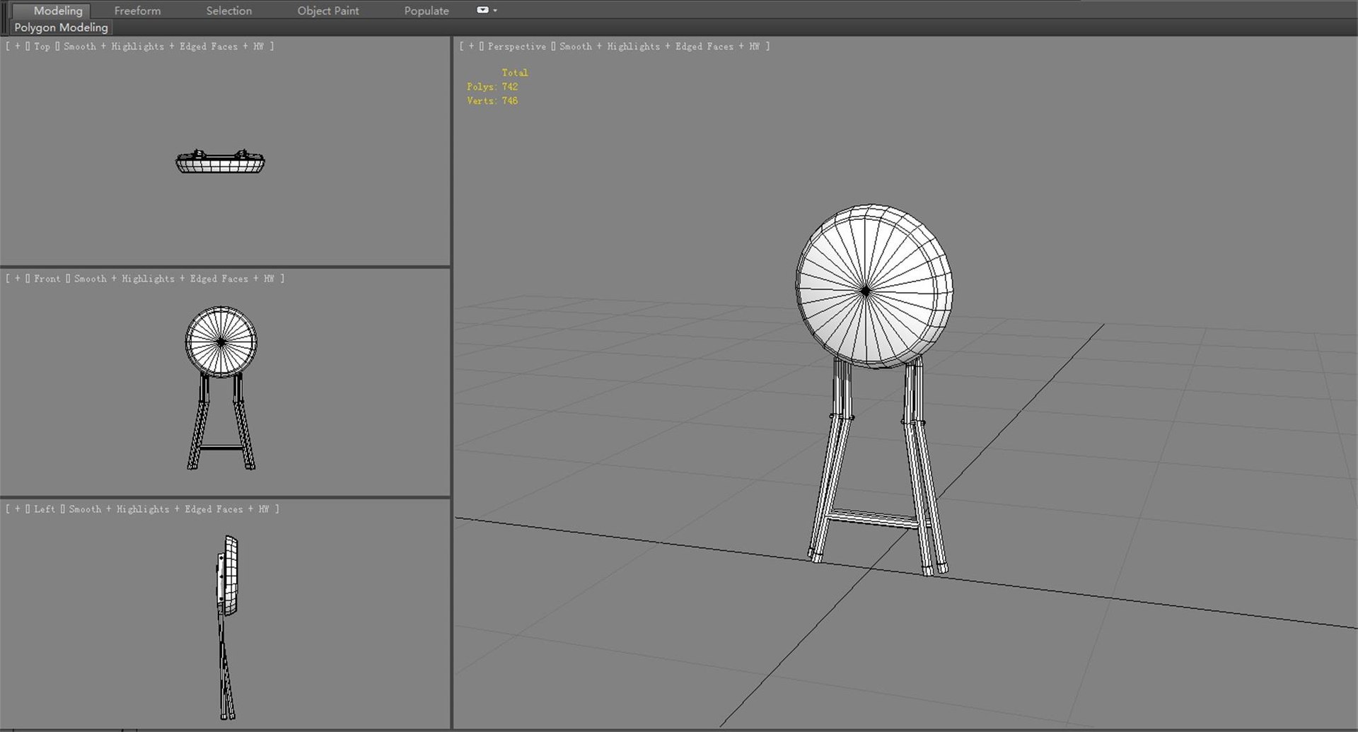 Folding Stool As A Weapon - Seat 3D Model - TurboSquid 2272667