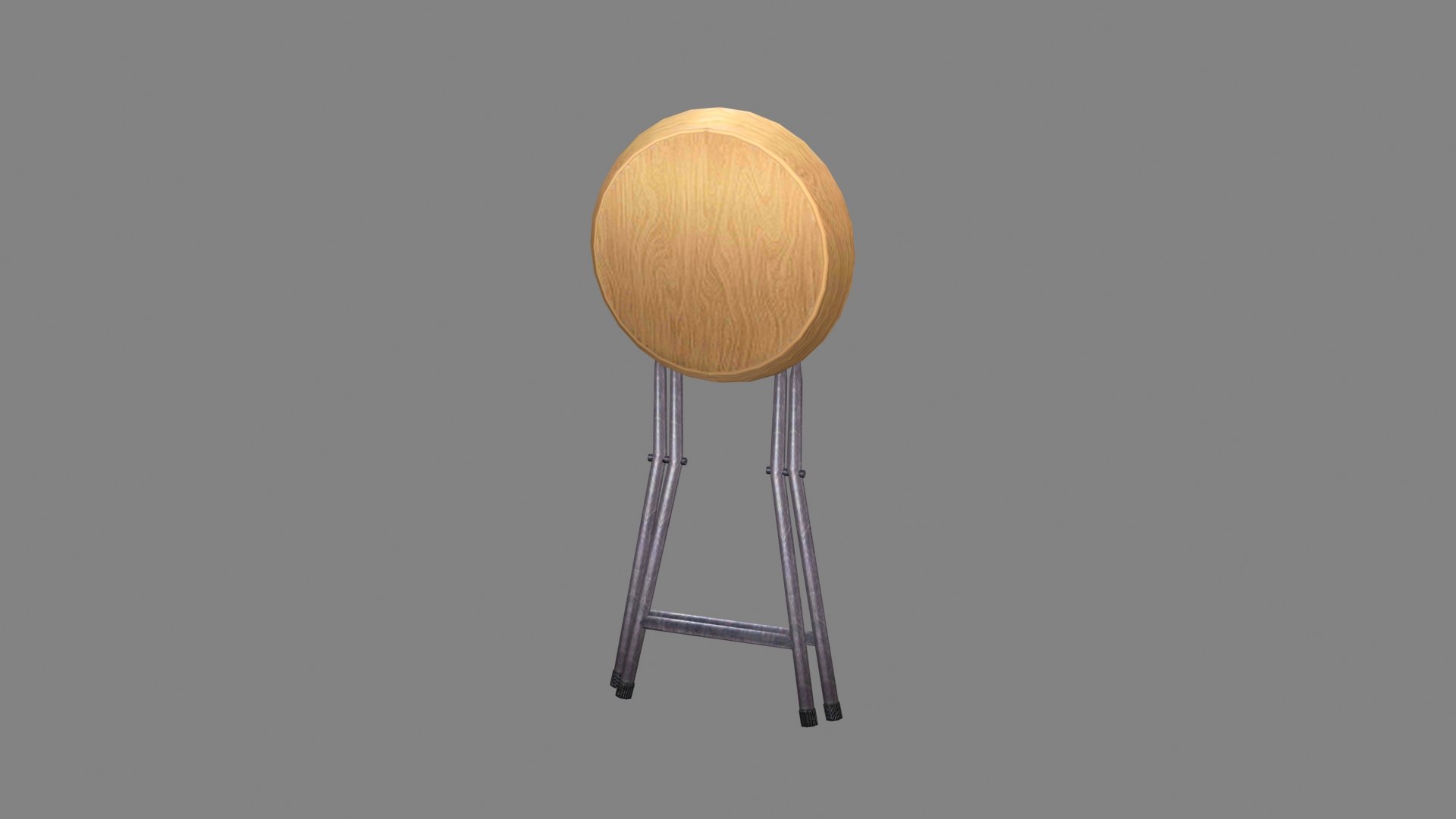 Folding Stool As A Weapon - Seat 3D Model - TurboSquid 2272667