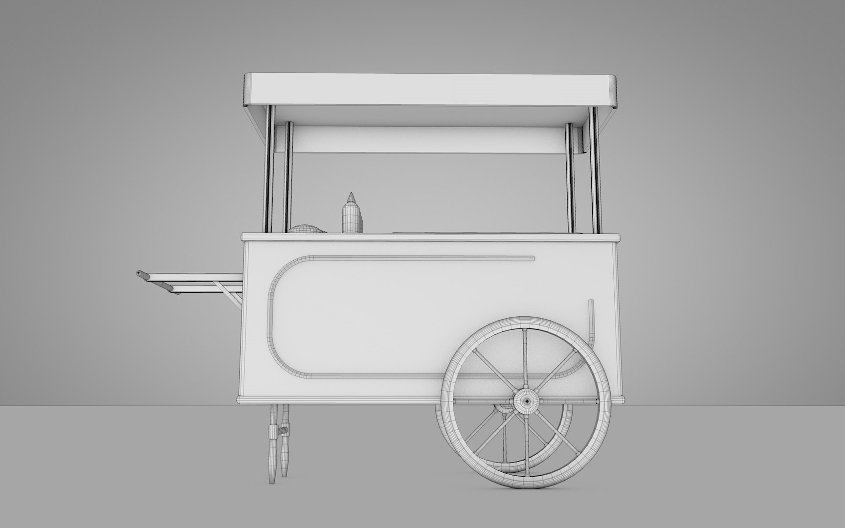 Ice Cream Cart model - TurboSquid 2079798