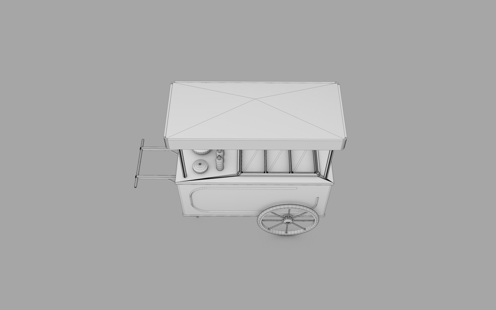 Ice Cream Cart model - TurboSquid 2079798