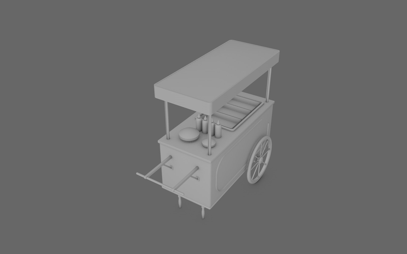 Ice Cream Cart model - TurboSquid 2079798