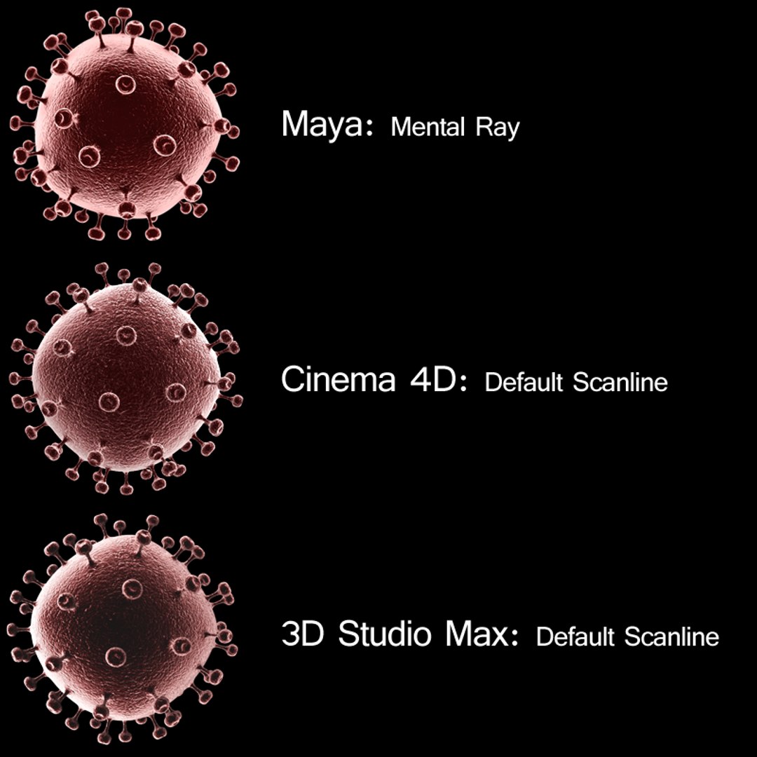 Hiv Aids Virus 3d Model