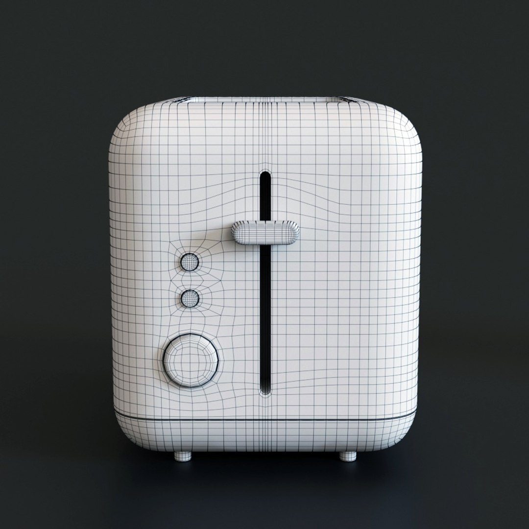 3D Muji Kitchen Toaster Teapot Model - TurboSquid 1450695