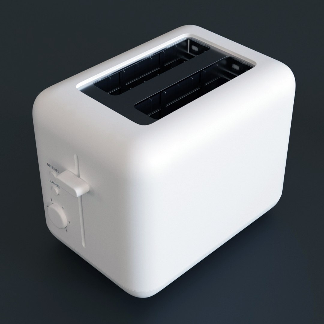 3D Muji Kitchen Toaster Teapot Model - TurboSquid 1450695