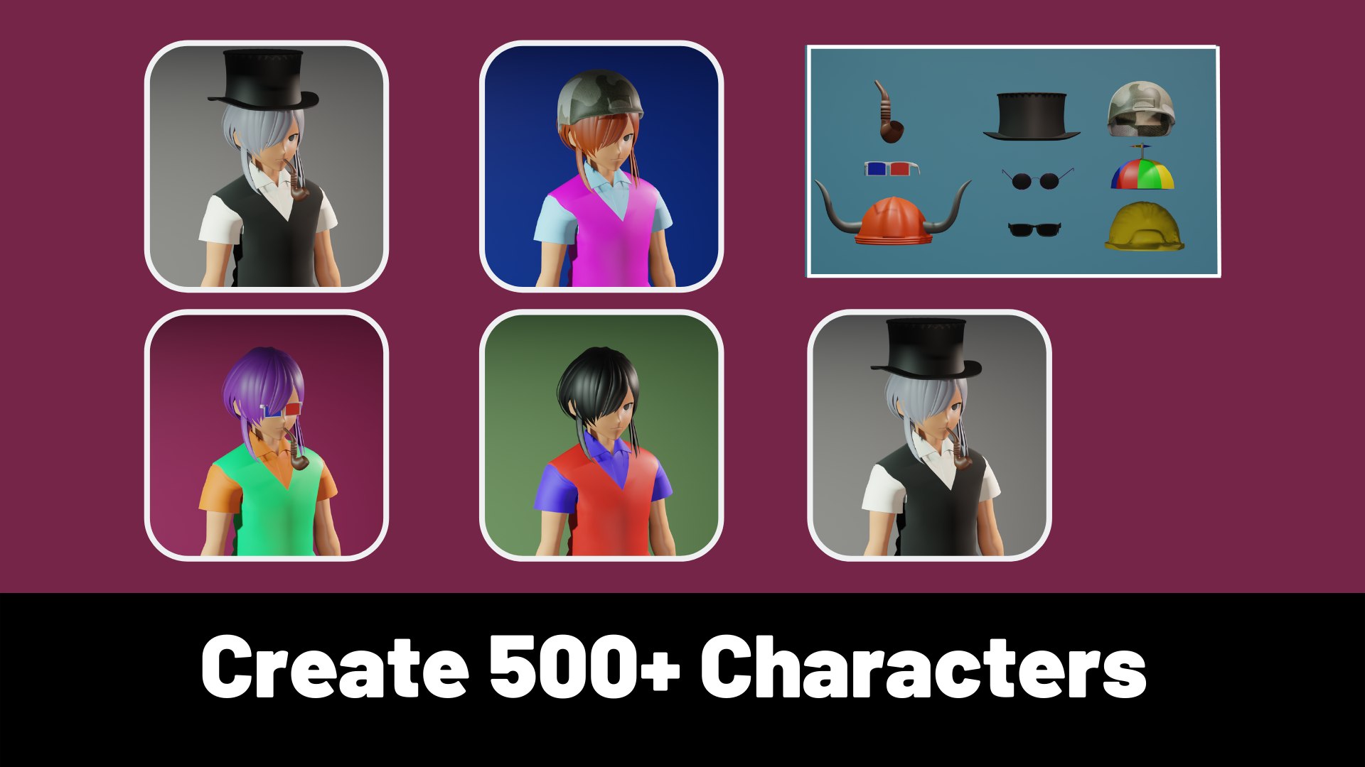 3d NFT Characters - Series XII 3D Model - TurboSquid 1881536