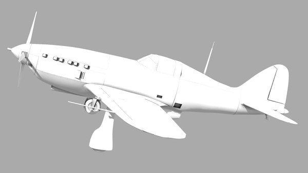 free arsenal vg33 aircraft 3d model