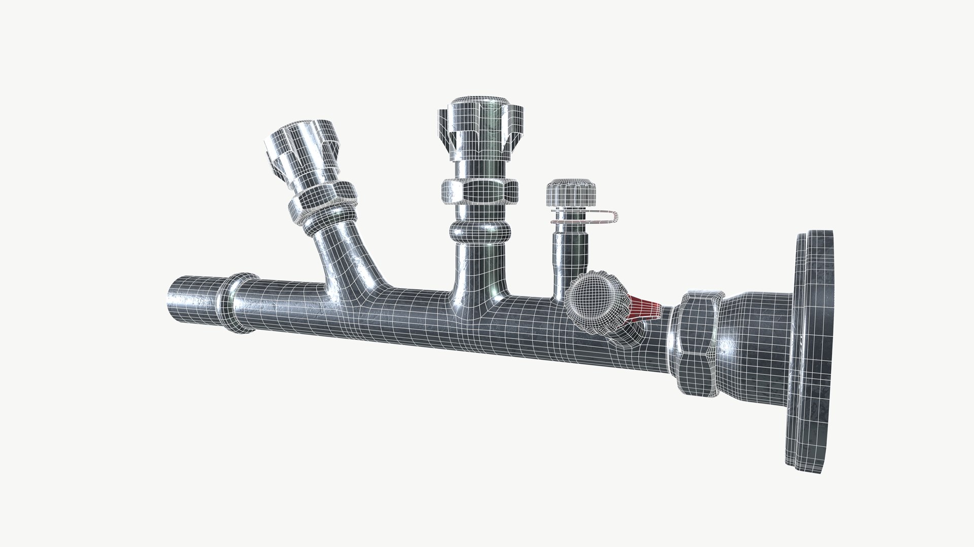 3D Model Metal Pipe - TurboSquid 2352694