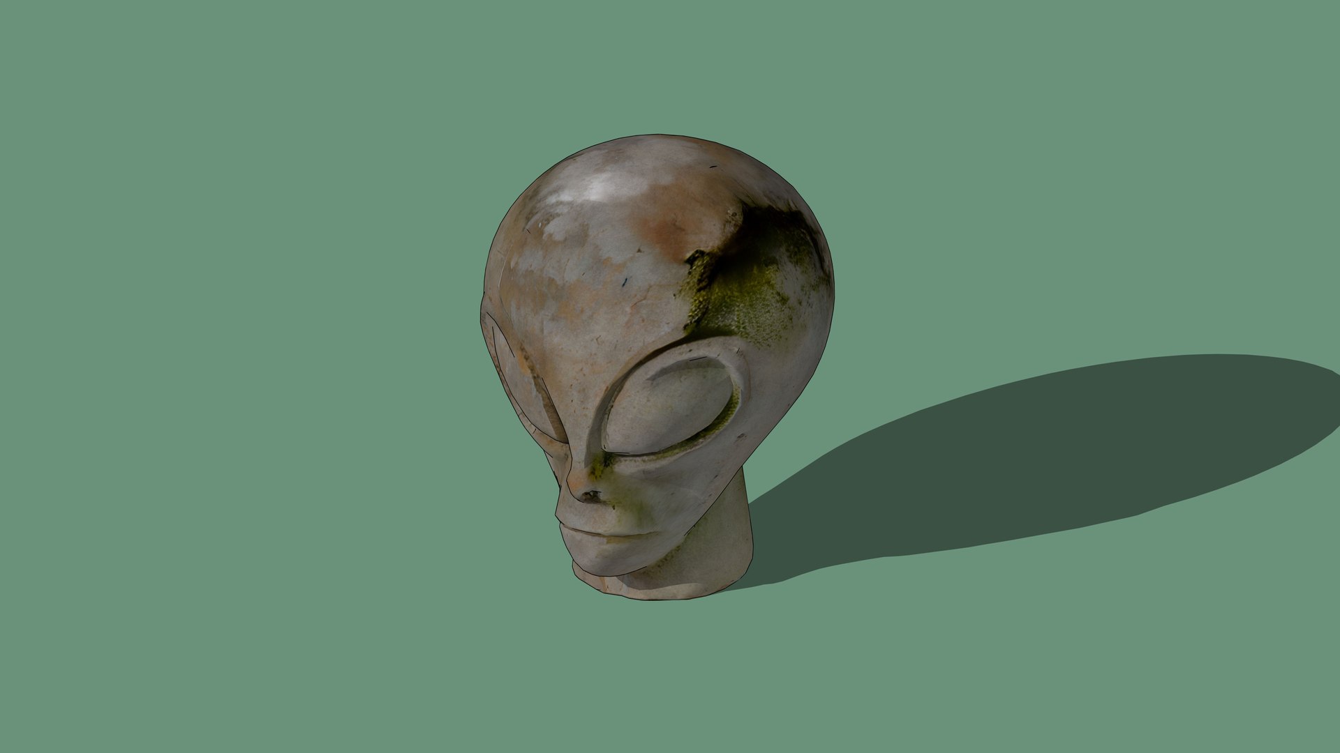 3D Alien Sculpture - TurboSquid 2388877