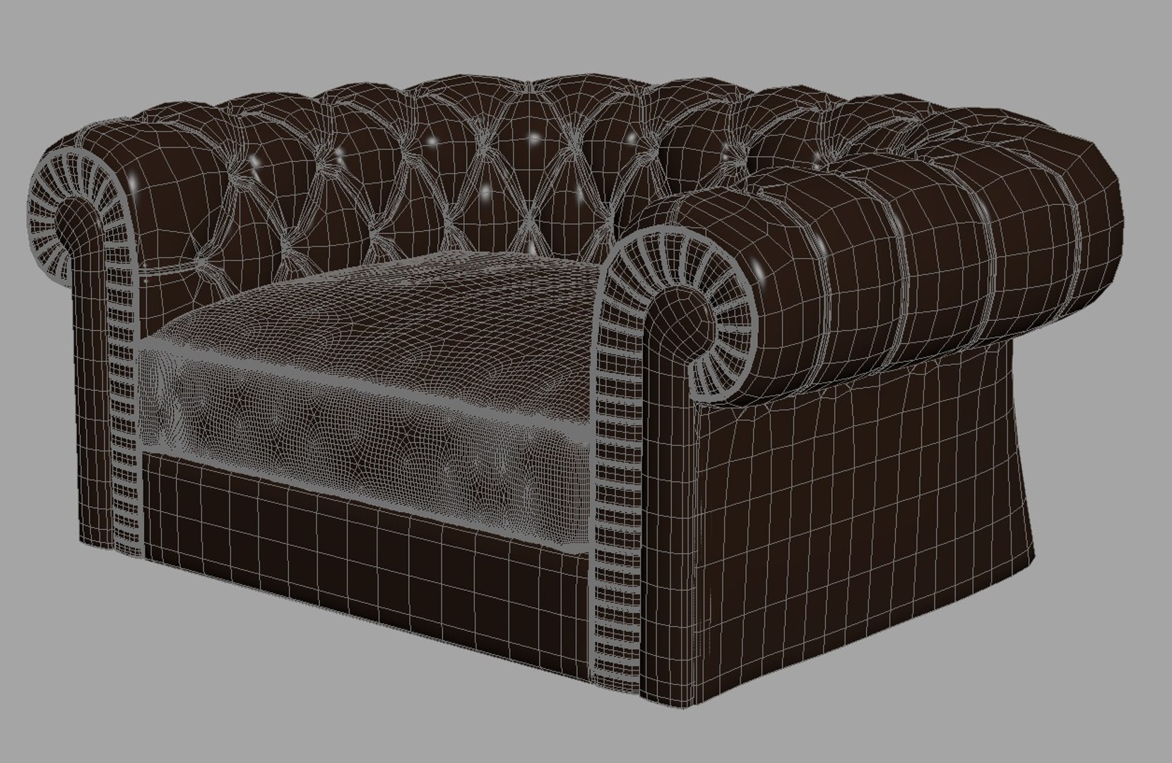 3d Model Arm Chair