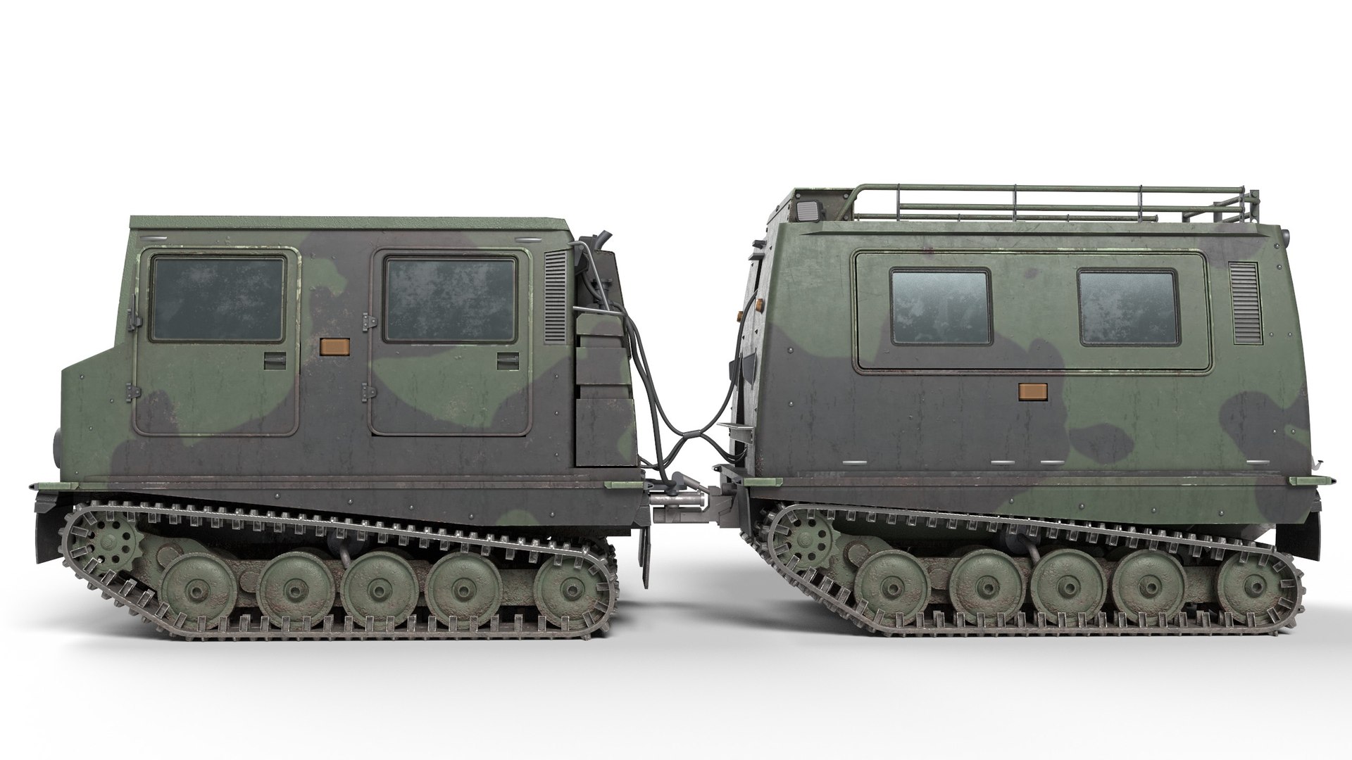Bandvagn 206 Tracked Terrain Carrier Model - TurboSquid 2241191