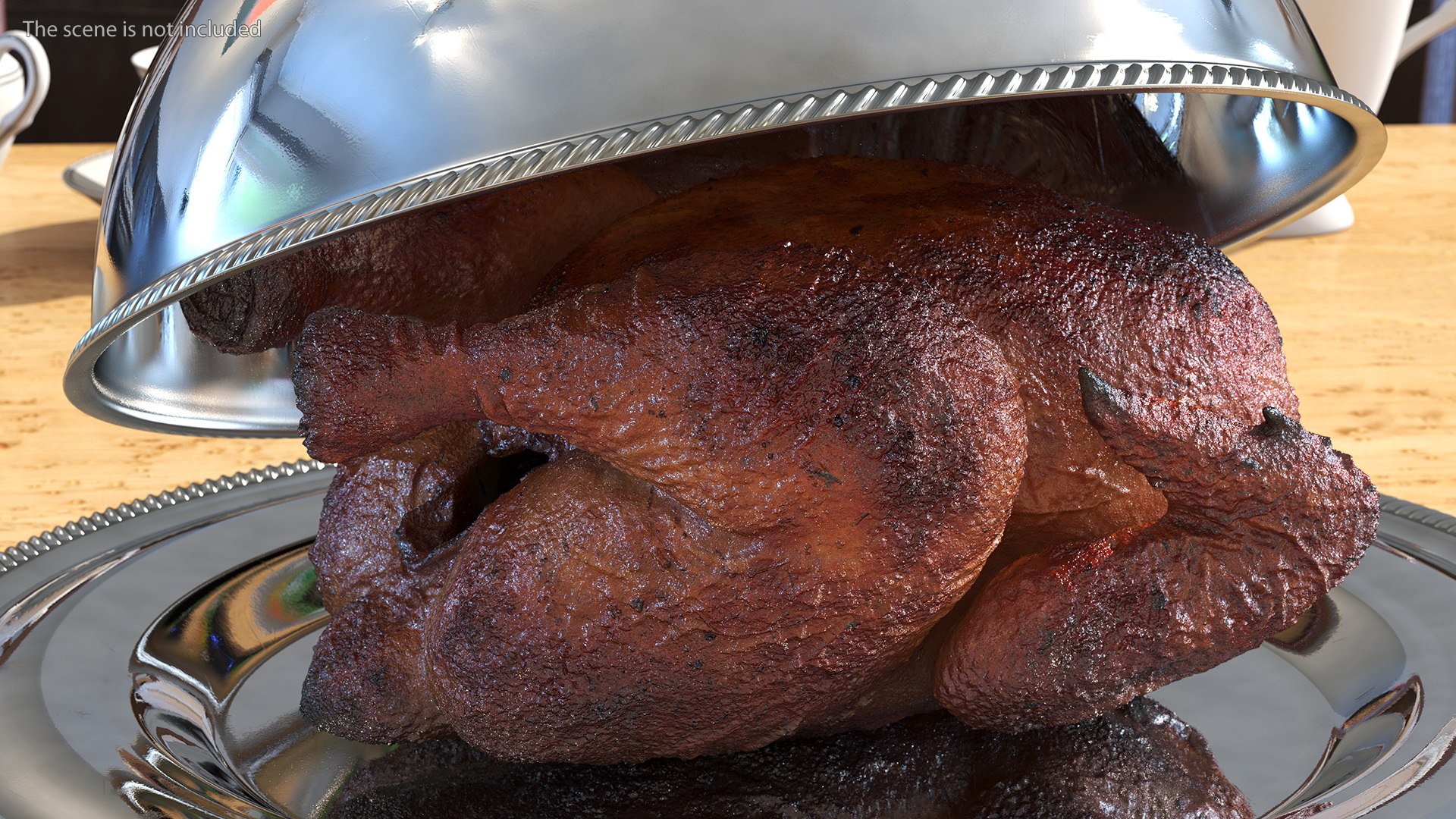 Professional Chef With Roasted Turkey Collection Model - TurboSquid 2346613