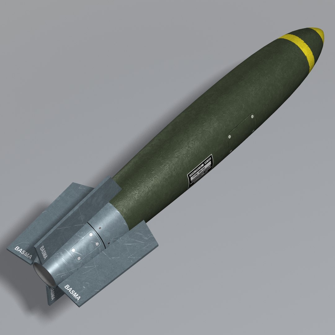 3d Model Mk-82 Bomb