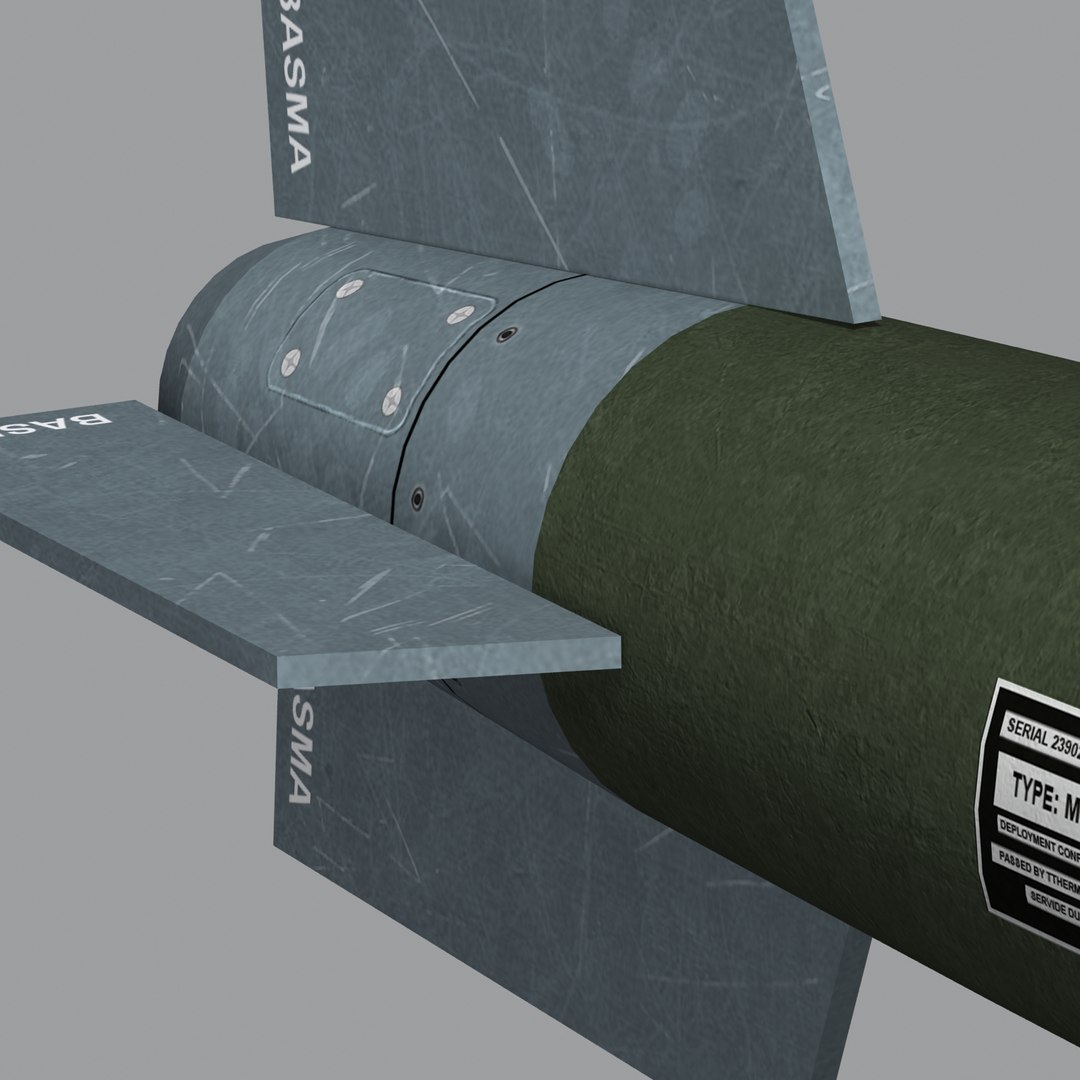 3d Model Mk-82 Bomb
