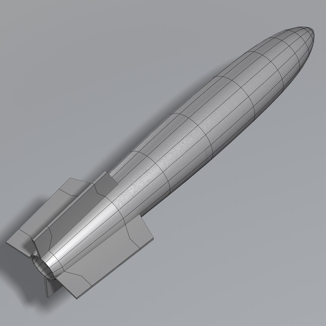 3d Model Mk-82 Bomb