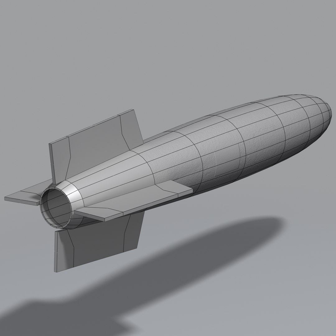 3d Model Mk-82 Bomb
