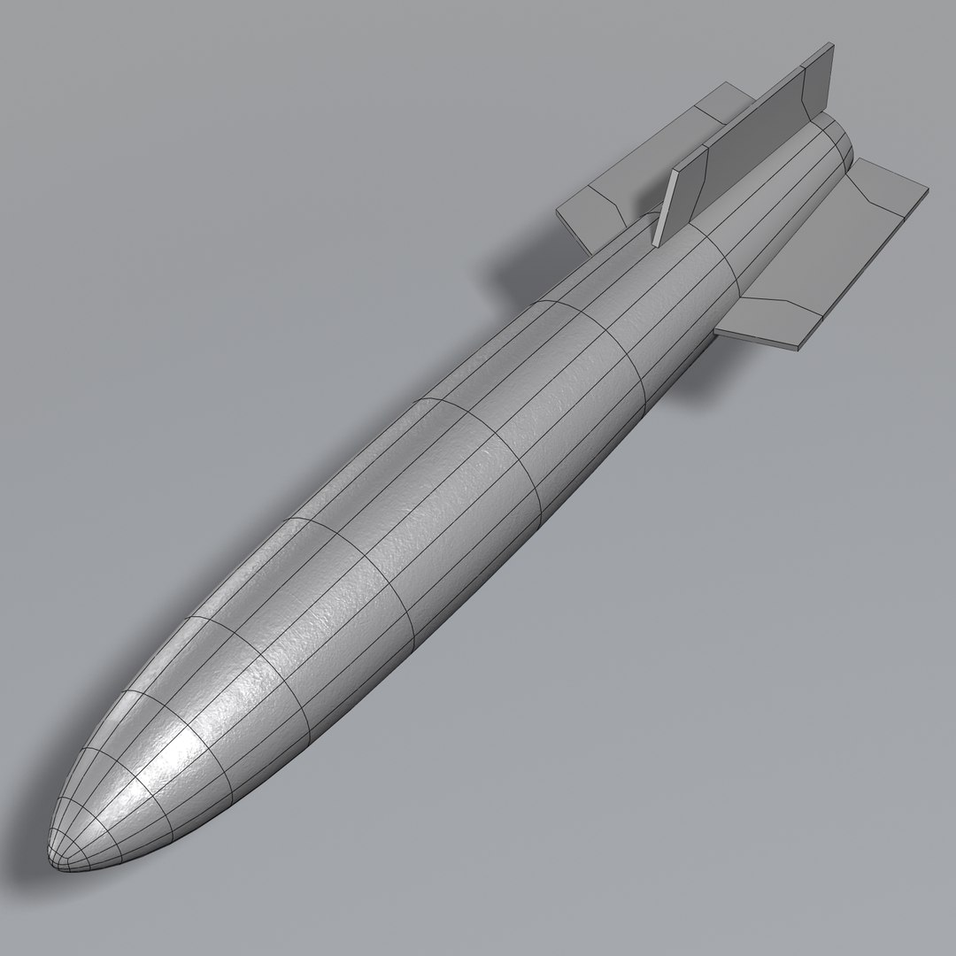 3d Model Mk-82 Bomb