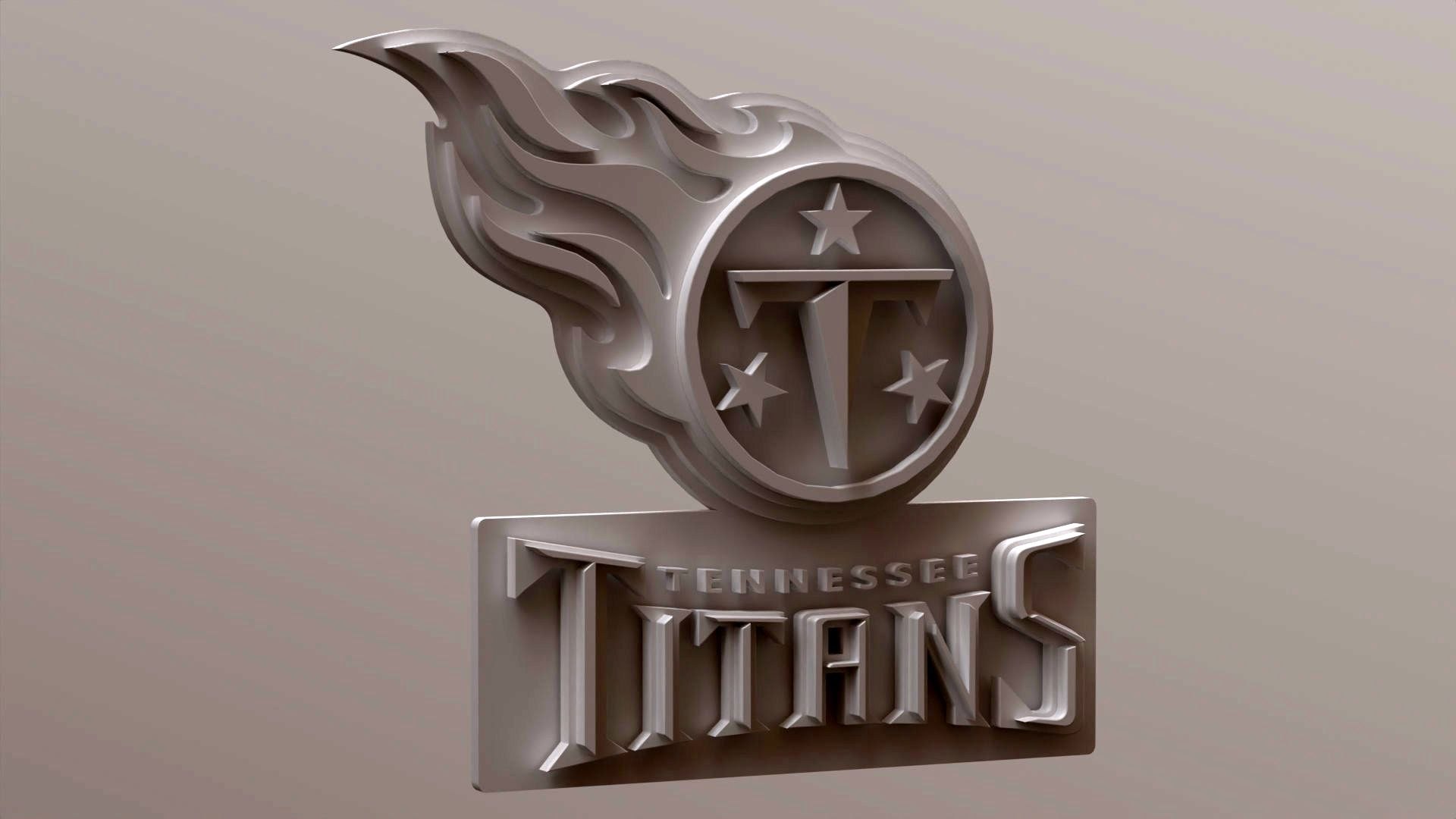 3D Model Tennessee Titans Logo Shield Printable And Renderable ...