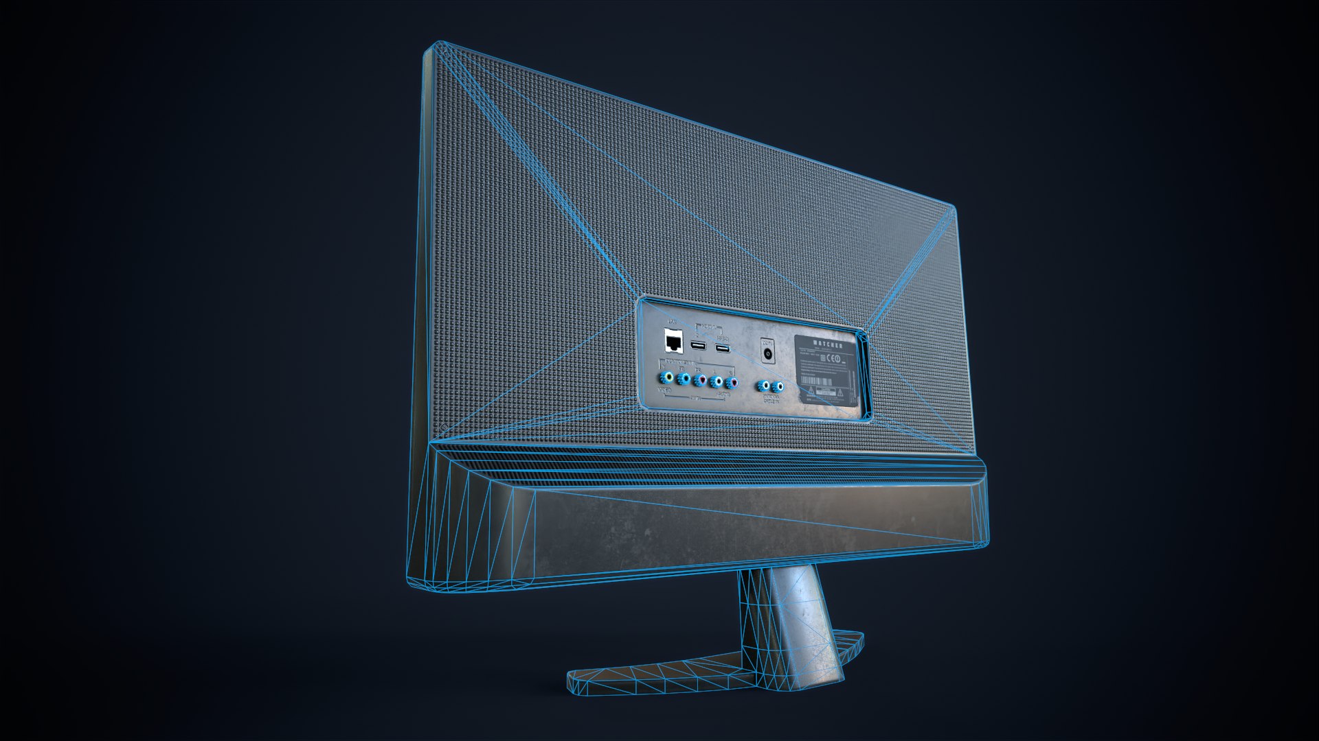 3D Modern TV Model - TurboSquid 2041003