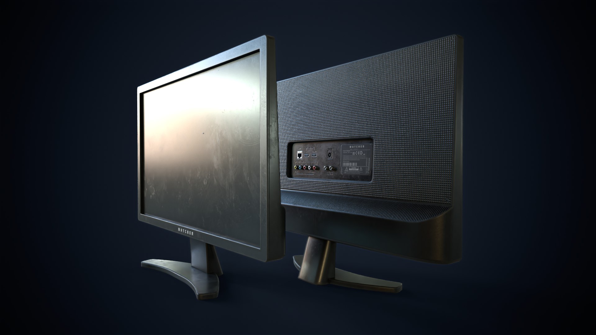 3D Modern TV Model - TurboSquid 2041003