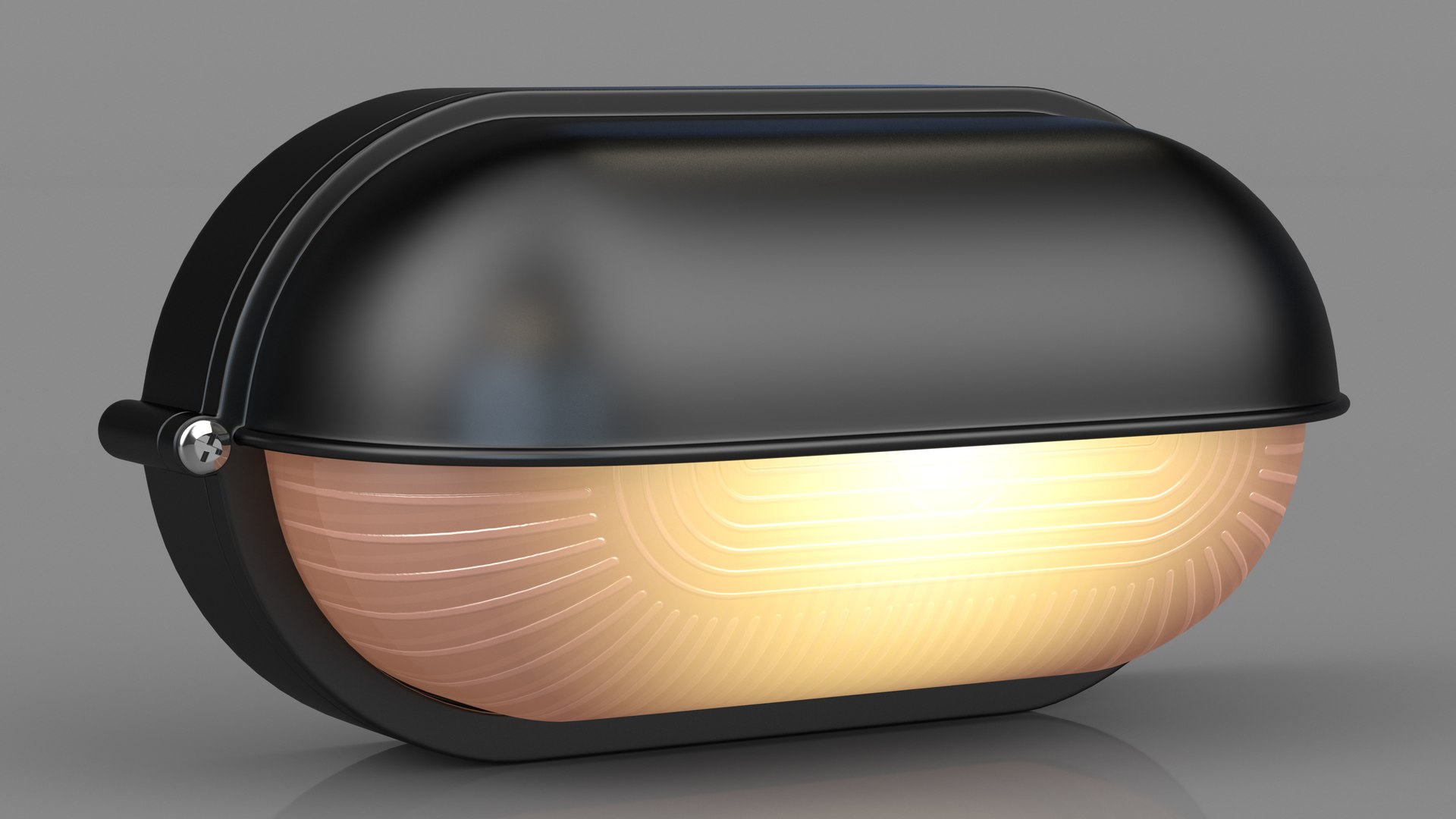 3D Model Oval Eyelid Bulkhead Light Switched On - TurboSquid 1978395