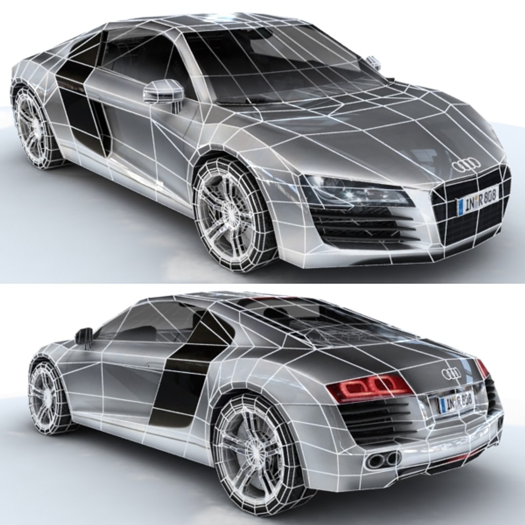 audi r8 games viz 3d max