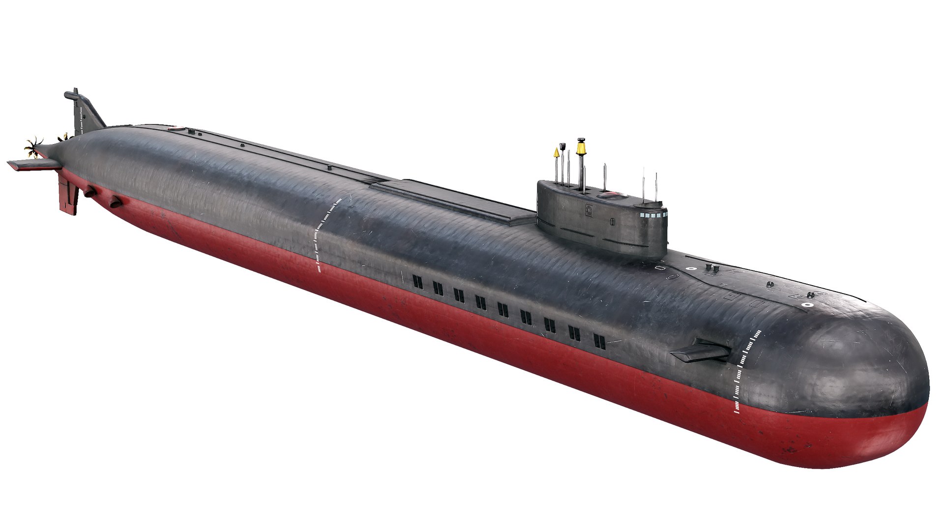 3D K-329 Belgorod Nuclear Powered Submarine - TurboSquid 2061643