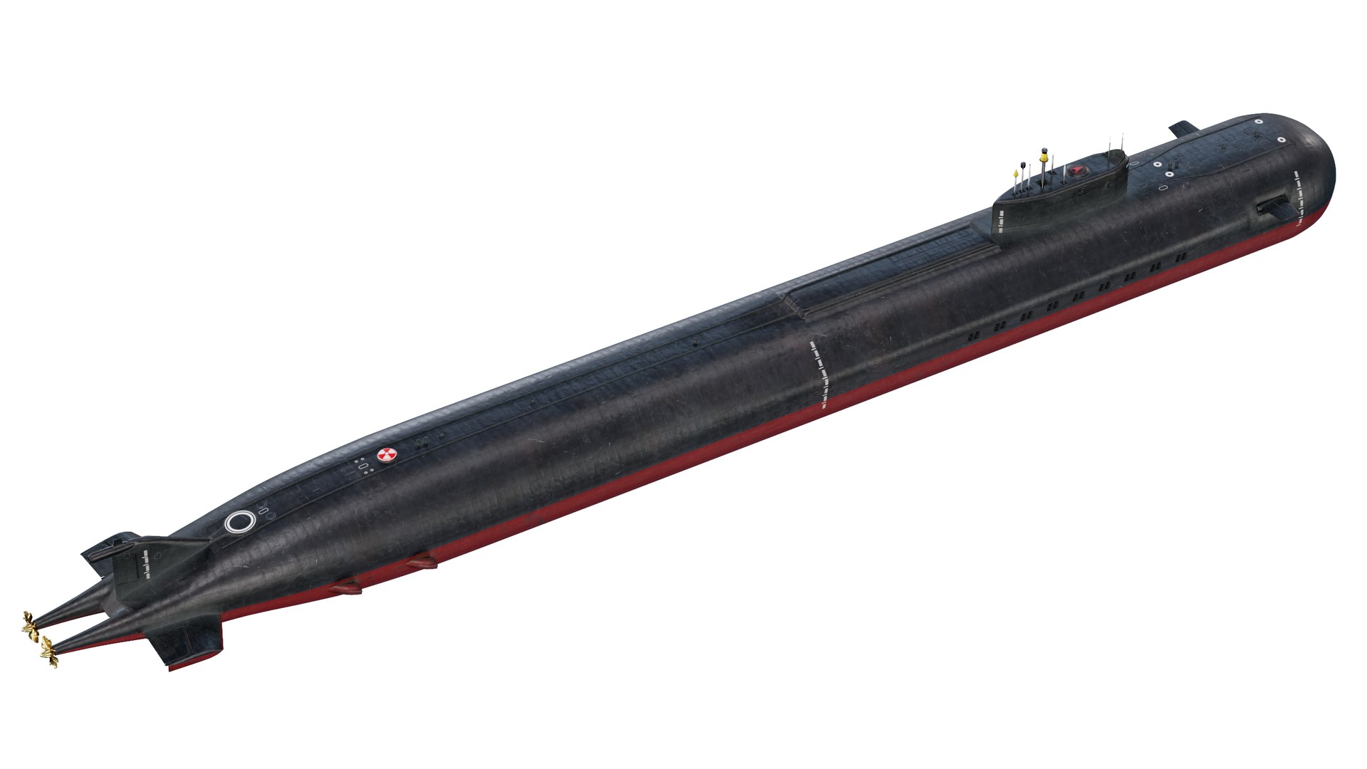 3D K-329 Belgorod Nuclear Powered Submarine - TurboSquid 2061643
